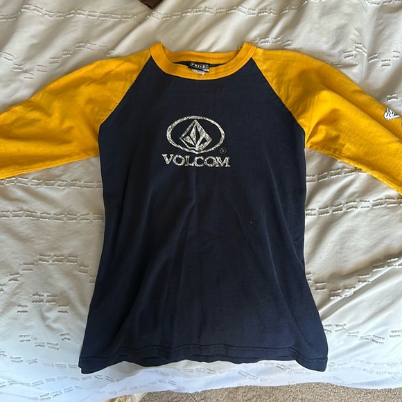 Volcom | Tops | Vintage Volcom Long Sleeve Navy Blue | Poshmark